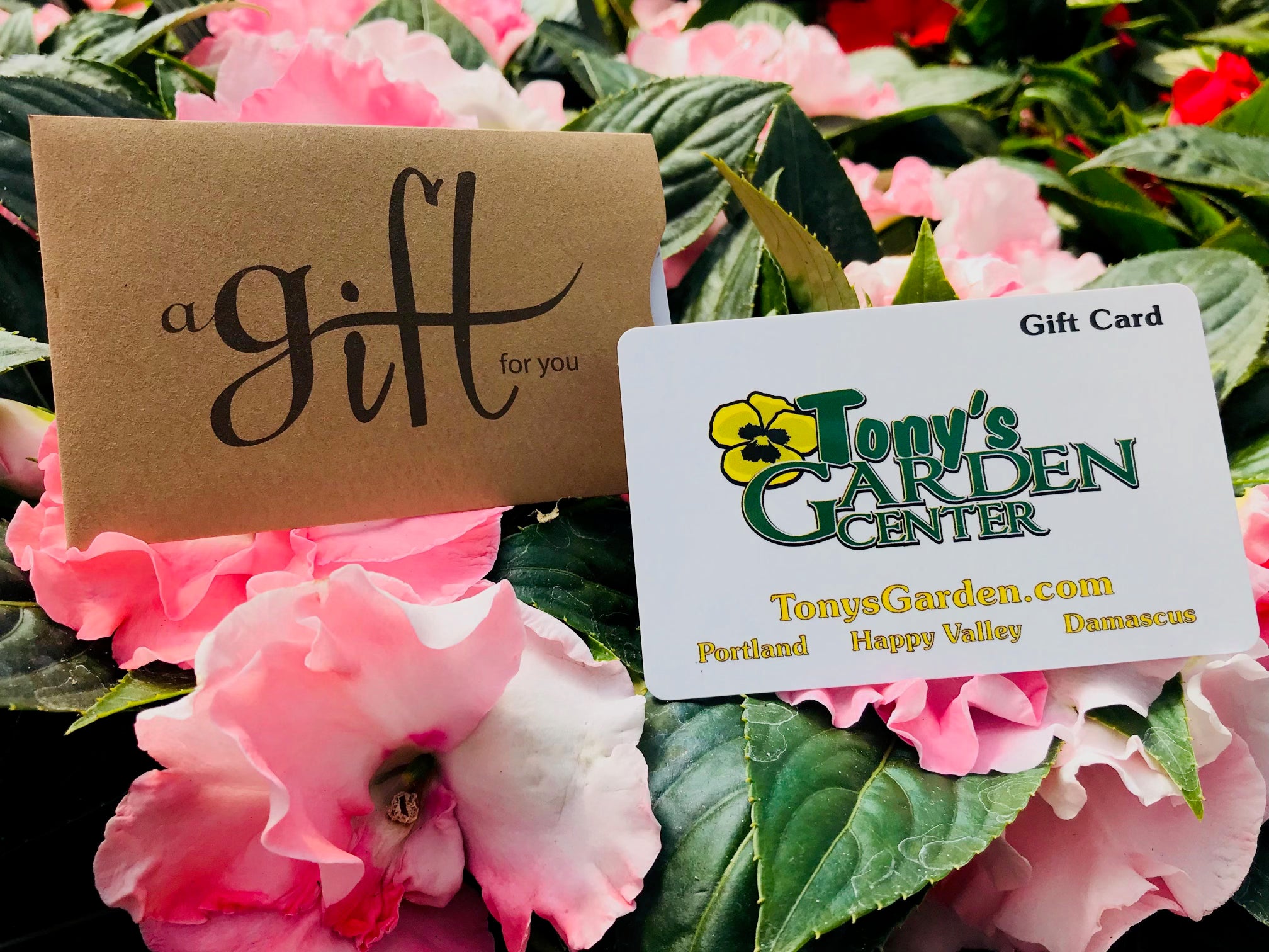 Tony's Gift Card - Mailed – Tony's Garden Center